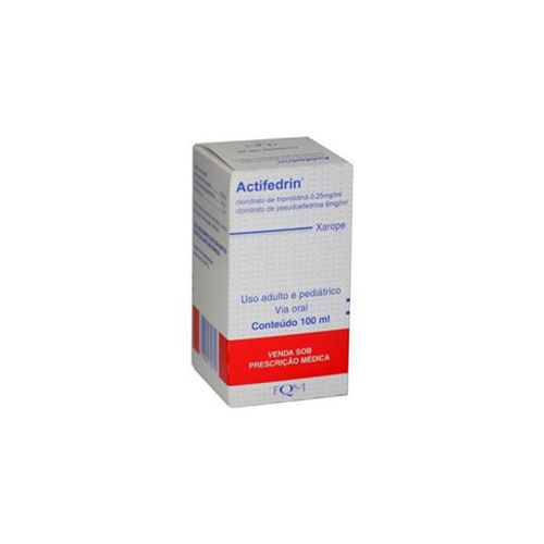 ACTIFEDRIN XAROPE 100ML - FARMOQUIMICA