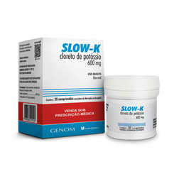 SLOW K 600MG C/ 20 DRÁGEAS - GENOM