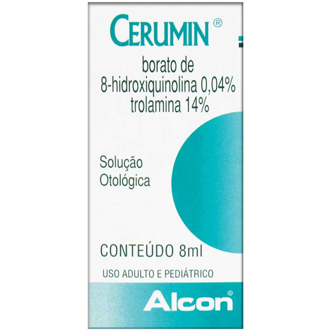 CERUMIN SOLUÇÃO OTOLÓGICO 8ML - NOVARTIS BIOCIENCIAS