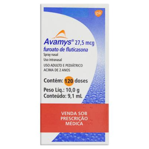 AVAMYS SPRAY NASAL 27,5MCG 120 DOSES - GLAXOSMITHKLINE RX
