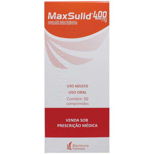 MAXSULID 400MG C/30 COMPRIMIDOS - HYPERA