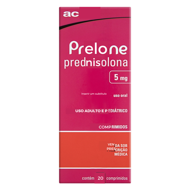 PRELONE 5MG C/20 COMPRIMIDOS - ACHE LABORATORIOS FA