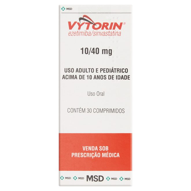VYTORIN 10/40MG C/30 COMPRIMIDOS - MERCK SHARP DOME