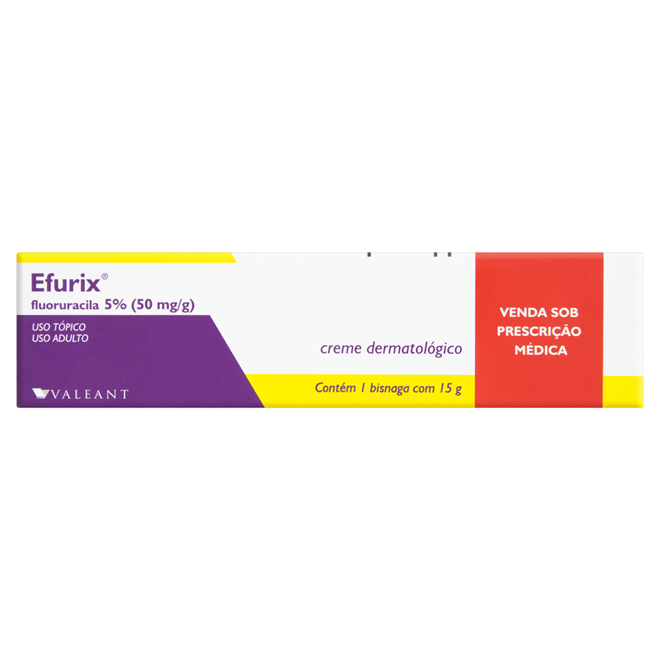 EFURIX 50MG/G CREME DERMATOLÓGICO 15G - DLW INDUSTRIA E COME