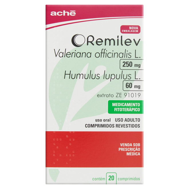 REMILEV 250MG + 60MG C/20 COMPRIMIDOS REVESTIDOS - ACHE LABORATORIOS FA