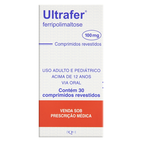ULTRAFER 100MG C/30 COMPRIMIDOS REVESTIDOS - FARMOQUIMICA