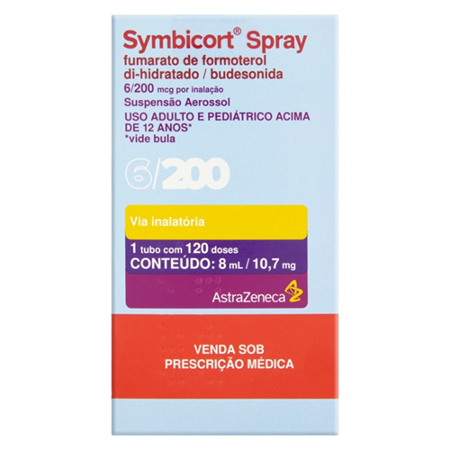 SYMBICORT SPRAY 6MCG+200MCG C/120 DOSES - FARMOQUIMICA