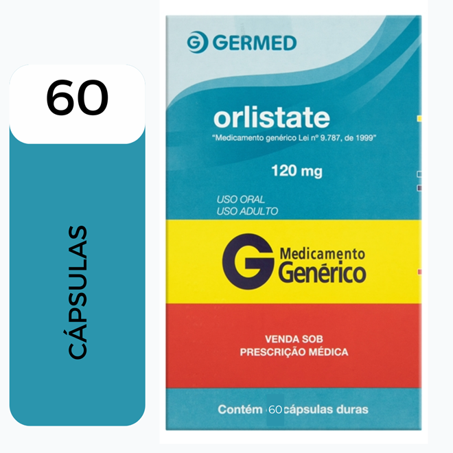 ORLISTATE 120MG C/60 CÁPSULAS GERMED - GERMED FARMACEUTICA