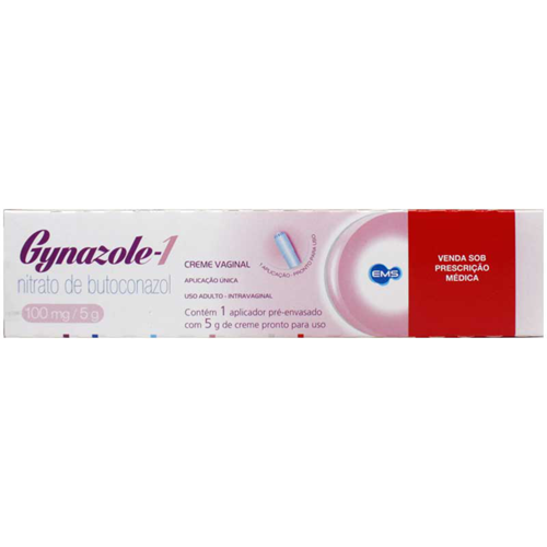 GYNAZOLE-1 CREME VAGINAL 5G + 1 APLICADOR - EMS SIGMA PHARMA LTD