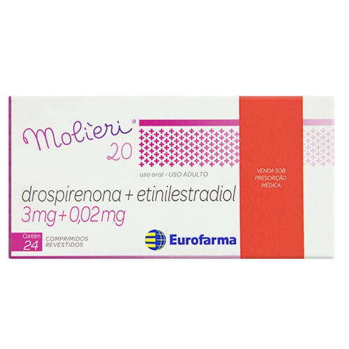 MOLIÉRI 20 3MG C/24 COMPRIMIDOS - EUROFARMA LABORATORI