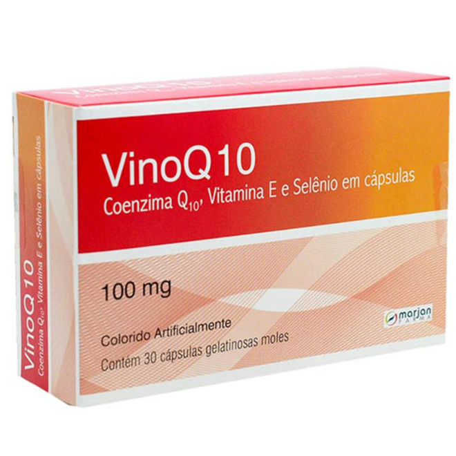 VINOQ 10 100MG C/30 CÁPSULAS - MARJAN INDUSTRIA E C
