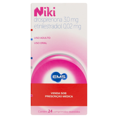 NIKI 3,0MG + 0,02MG C/24 COMPRIMIDOS - EMS SIGMA PHARMA LTD