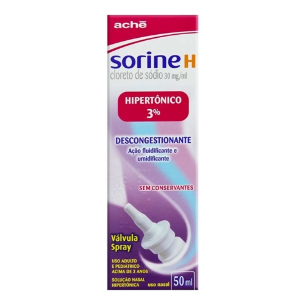 SORINE H 3% DESCONGESTIONANTE SPRAY 50ML - ACHE LABORATORIOS FA