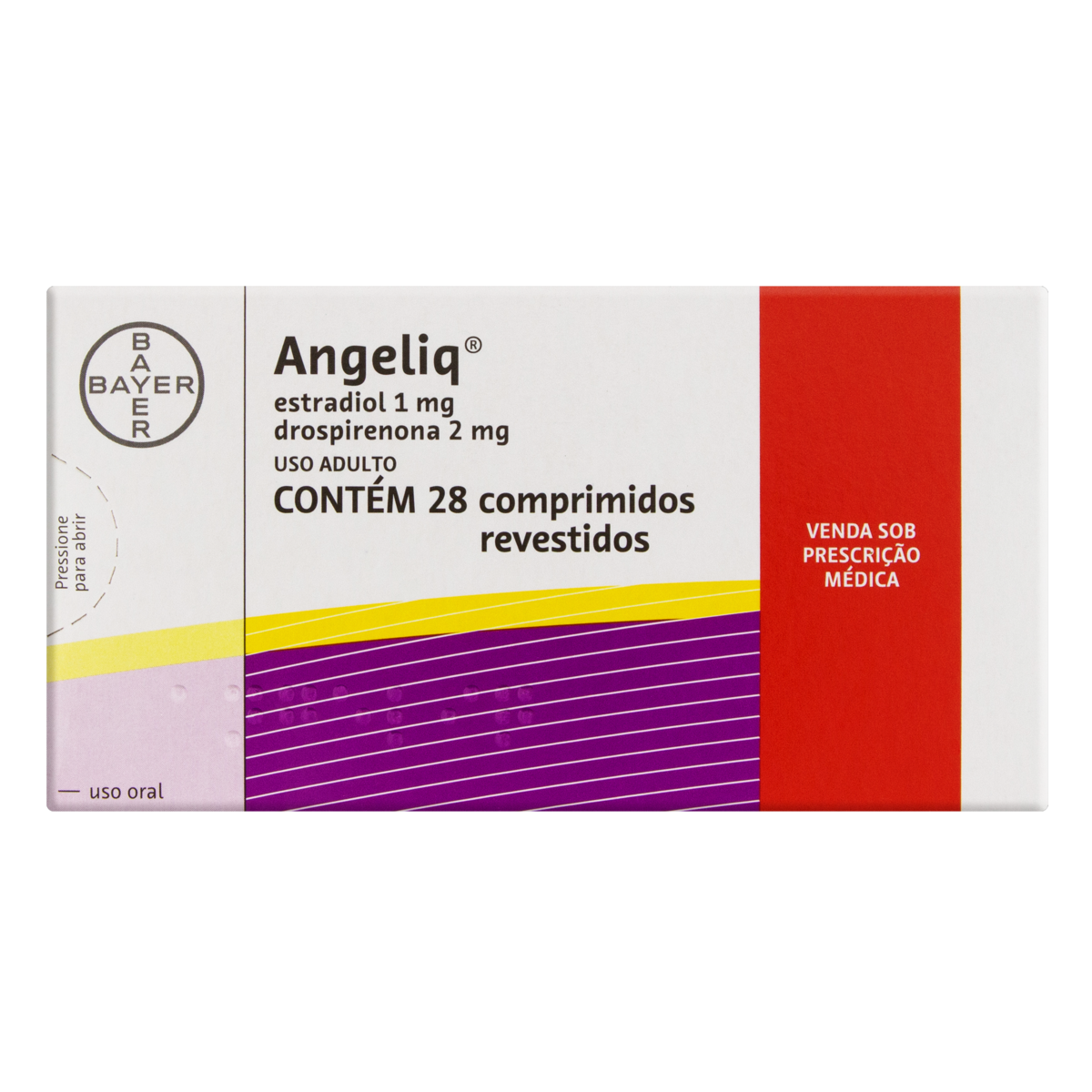ANGELIQ 1MG + 2MG C/28 COMPRIMIDOS - BAYER RX