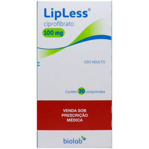 LIPLESS 100MG C/30 COMPRIMIDOS - BIOLAB SANUS FARMACE