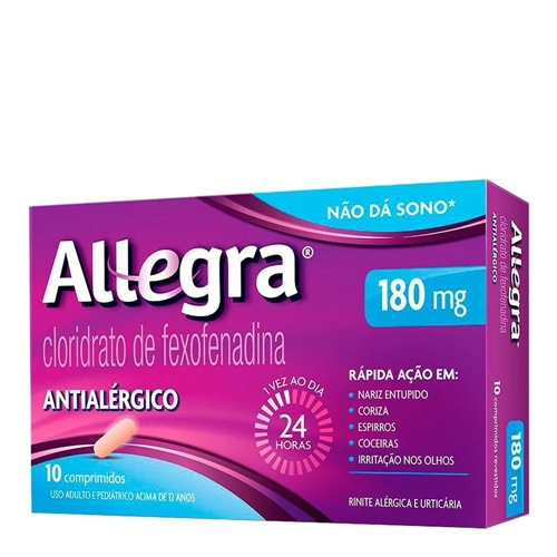 ALLEGRA 180MG C/10 COMPRIMIDOS - SANOFI