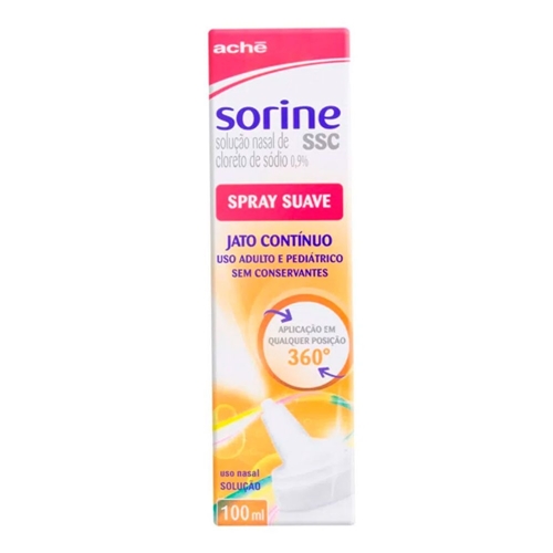 SORINE SSC 0,9% JATO CONTINUO SUAVE 100ML - ACHE LABORATORIOS FA