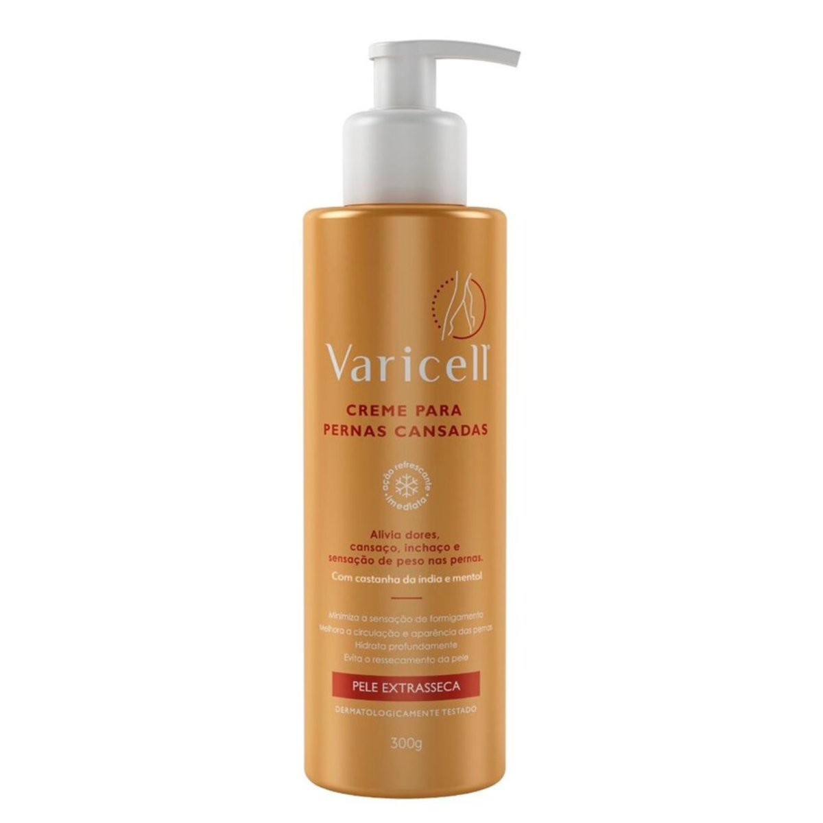 VARICELL CREME PELE EXTRASSECA 300G - DIVCOM