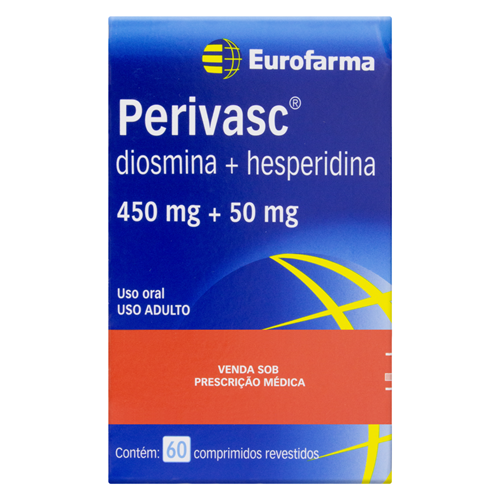 PERIVASC 450MG + 50MG C/60 COMPRIMIDOS REVESTIDOS - EUROFARMA LABORATORI
