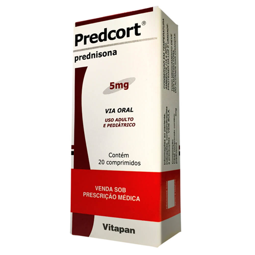 PREDCORT 5MG C/20 COMPRIMIDOS - VITAPAN(VITAMEDIC) I