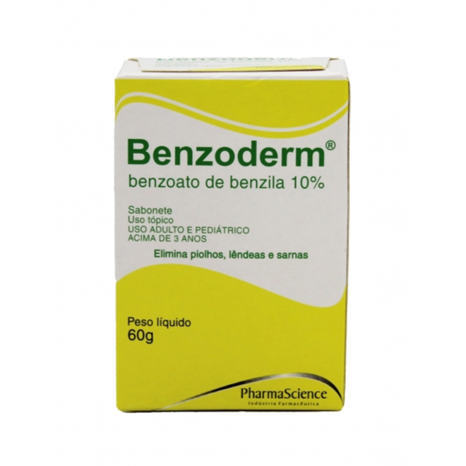 SABONETE BENZODERM 10MG/G 60G - PHARMASCIENCE