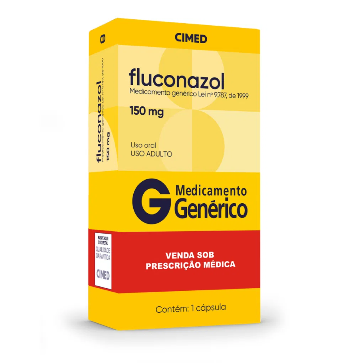 FLUCONAZOL 150MG C/1 CÁPSULA CIMED - CIMED INDUSTRIA DE M
