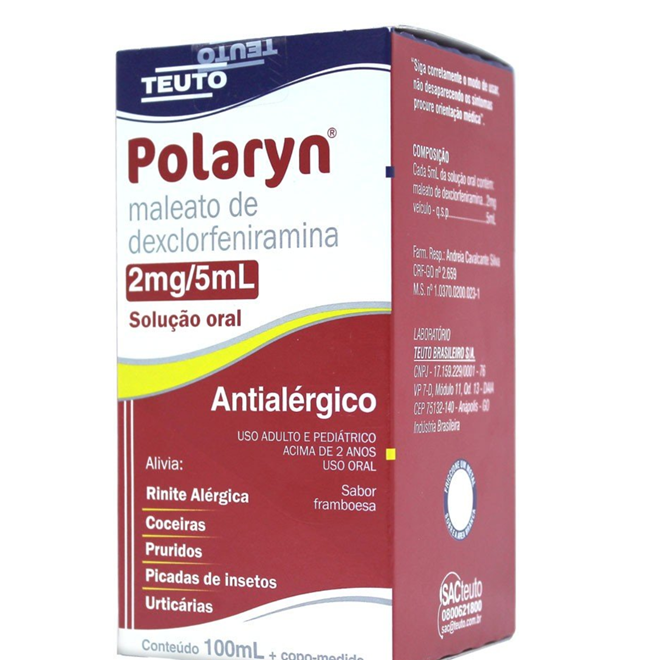 POLARYN 2MG/5ML SOLUÇÃO ORAL 100ML - TEUTO BRASILEIRO S