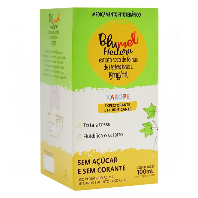 BLUMEL HEDERA 15MG/ML XAROPE 100ML SEM AÇÚCAR - HYPERA