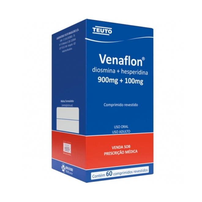 VENAFLON 900MG + 100MG C/60 COMPRIMIDOS REVESTIDOS - TEUTO BRASILEIRO S