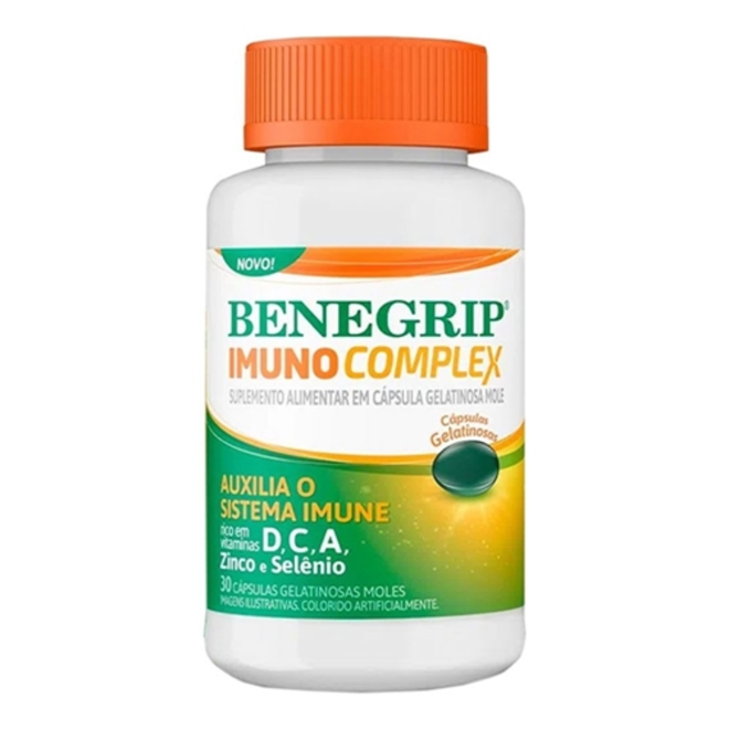 BENEGRIPE IMUNO COMPLEX C/30 CÁPSULAS - HYPERA