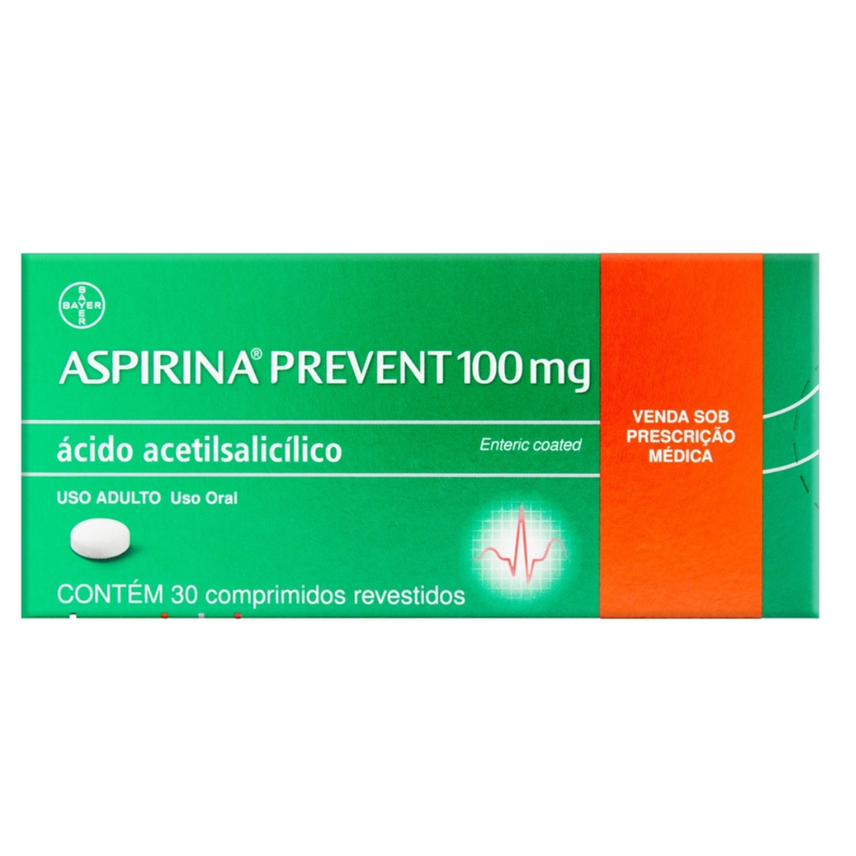 ASPIRINA PREVENT 100MG C/30 COMPRIMIDOS - BAYER RX