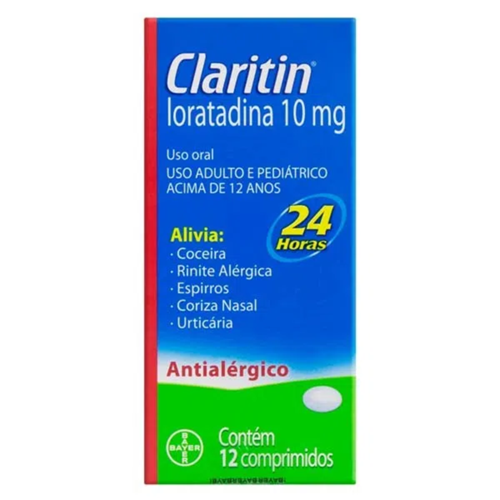 CLARITIN 10MG C/12 COMPRIMIDOS - BAYER OTC