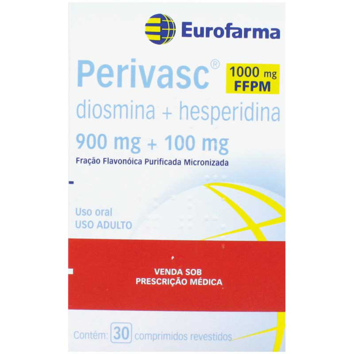 PERIVASC 900MG + 100MG C/30 COMPRIMIDOS - EUROFARMA LABORATORI