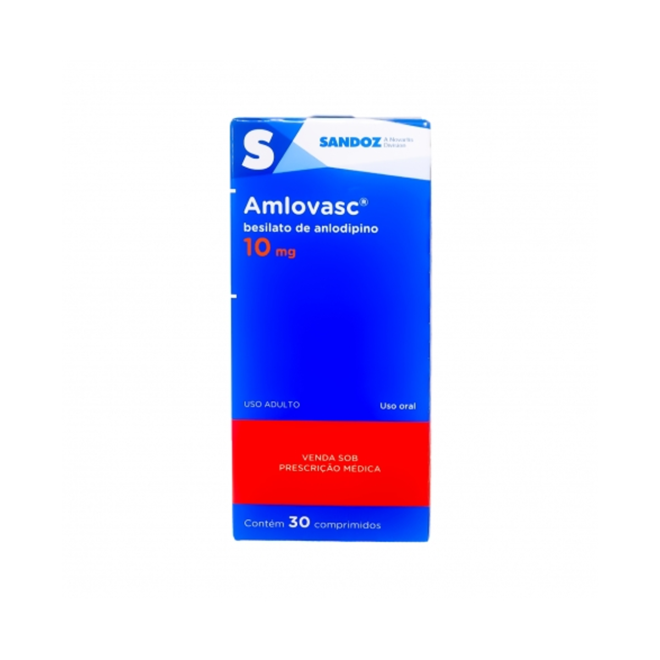 AMLOVASC 10MG C/30 COMPRIMIDOS - SANDOZ
