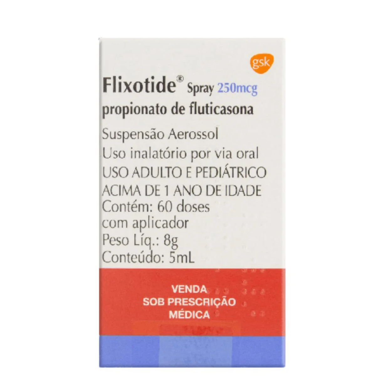 FLIXOTIDE 250MCG SPRAY 60 DOSES - GLAXOSMITHKLINE RX