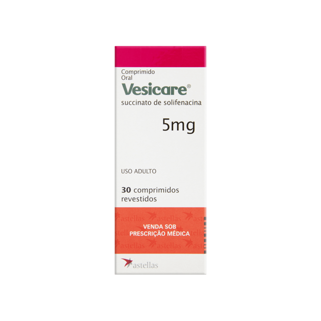 VESICARE 5MG C/30 COMPRIMIDOS REVESTIDOS - ASTELLAS FARMA BRASI