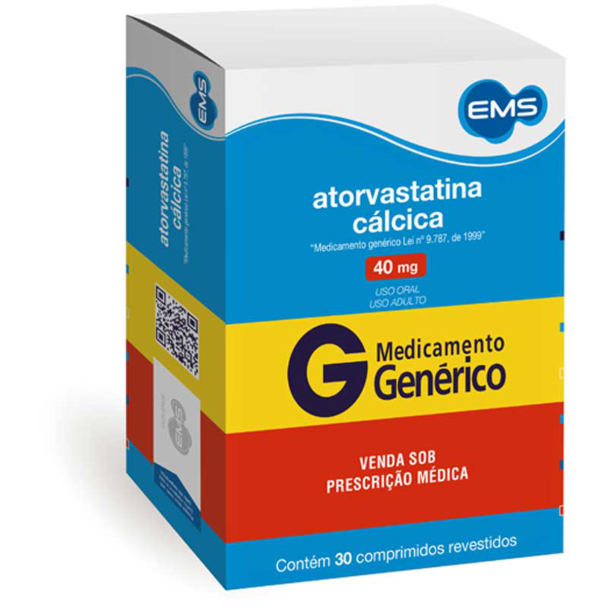 ATORVASTATINA CÁLCICA 40MG C/30 COMPRIMIDOS REVESTIDOS EMS - EMS S/A ...