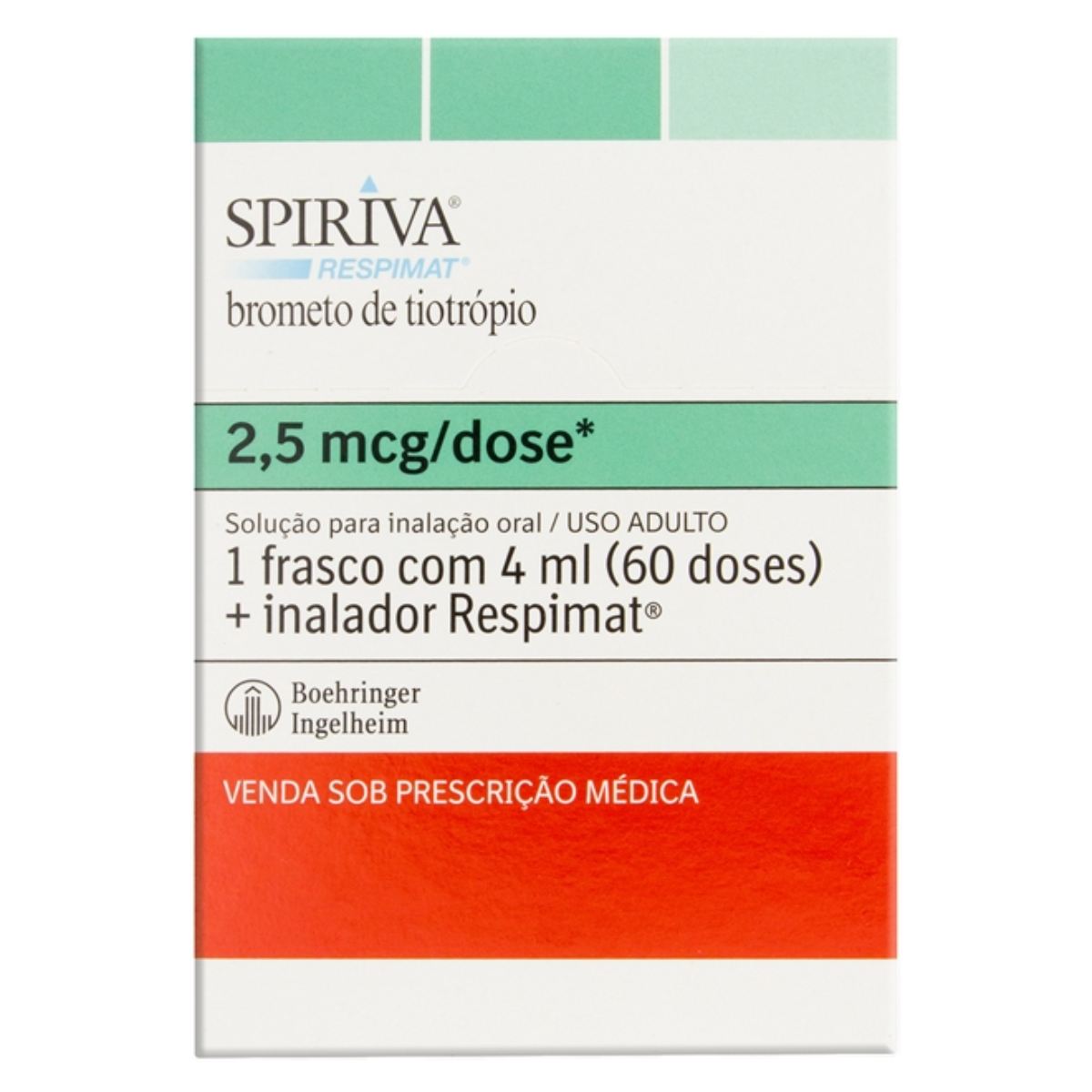 SPIRIVA RESPIMAT 2,5MCG 60 DOSES - BOEHRINGER INGELHEIM