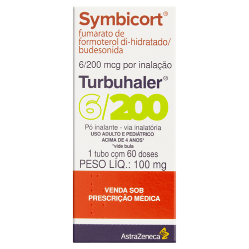 SYMBICORT TURBUHALER 6/ 200MCG C/60 DOSES - FARMOQUIMICA