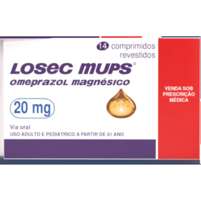 LOSEC MUPS 20MG C/ 14 COMPRIMIDOS - BIOPAS BRASIL