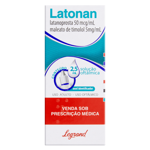 LATONAN 50MG SOLUÇÃO OFTÁLMICA 2,5ML - LEGRAND PHARMA INDUS