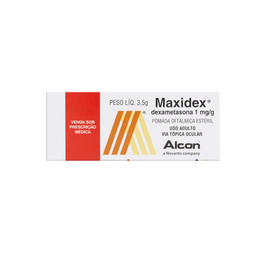 MAXIDEX 1MG/G POMADA OFTÁLMICA 3,5G - NOVARTIS BIOCIENCIAS