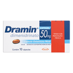 DRAMIN 50MG C/10 CÁPSULAS - HYPERA