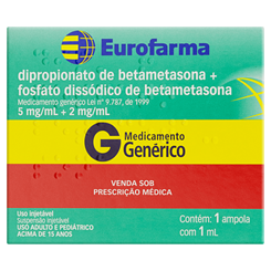 DIPROPIONATO DE BETAMETASONA + FOSFATO DISSÓDICO DE BETAMETASONA ...