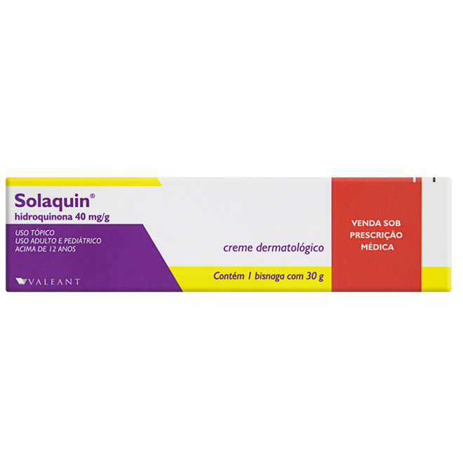 SOLAQUIN CREME 30G - VALEANT