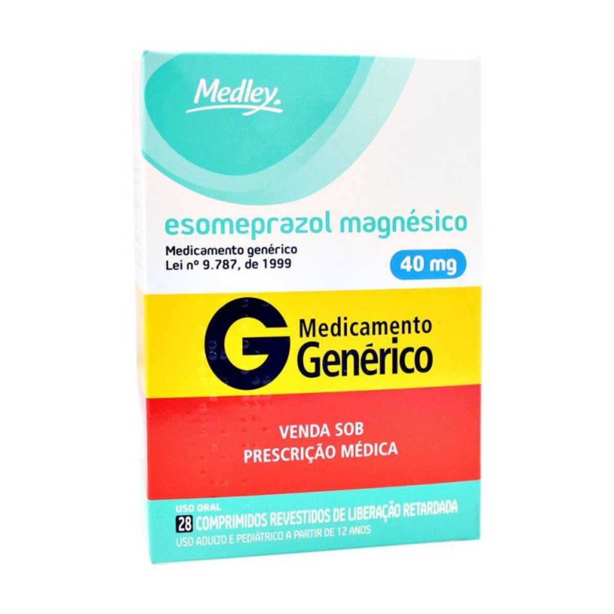 ESOMEPRAZOL MAGNÉSIO 40MG C/28 COMPRIMIDOS REVESTIDOS MEDLEY - MEDLEY ...