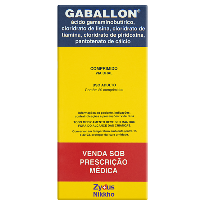 GABALLON C/20 COMPRIMIDOS - NIKKHO