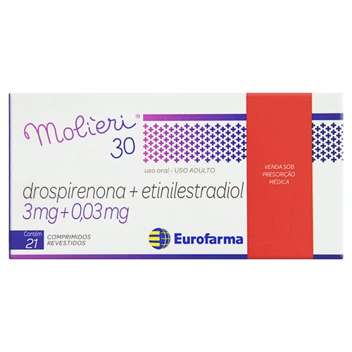MOLIERI 30MCG C/21 COMPRIMIDOS - EUROFARMA LABORATORI