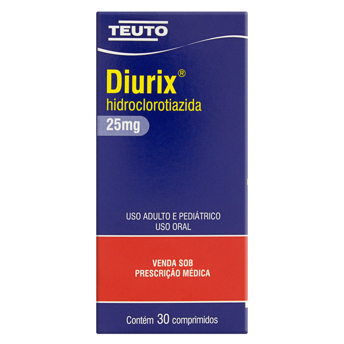 DIURIX 25MG C/30 COMPRIMIDOS - TEUTO BRASILEIRO S