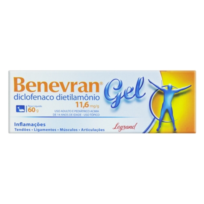 BENEVRAN GEL 60G - LEGRAND PHARMA INDUS